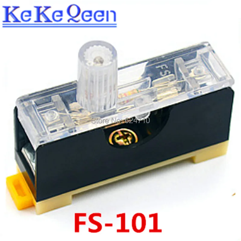 FS-101 fuse holder with indicator light 6*30mm FUSE Tube Single ...
