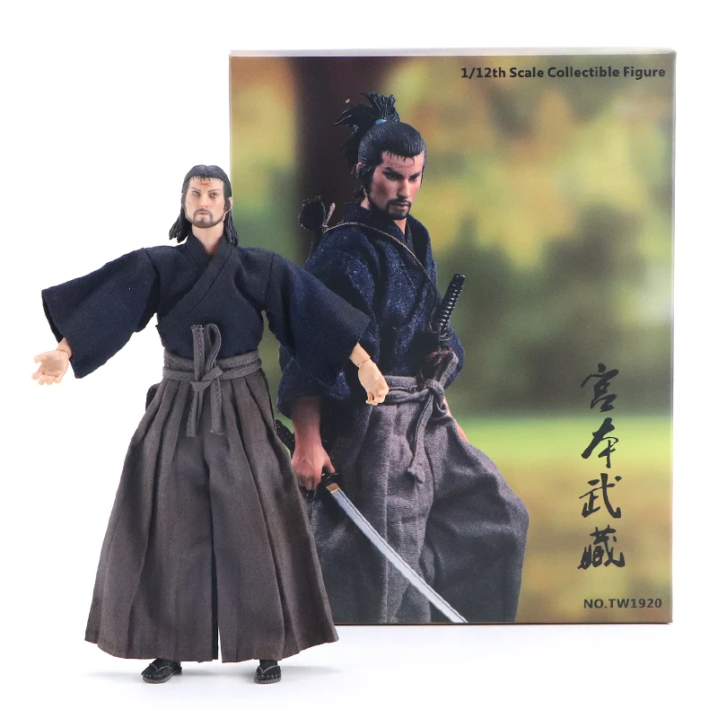 1/12 Scale TWTOYS TW1920 Japanese Samurai Miyamoto Musashi Figure Doll ...
