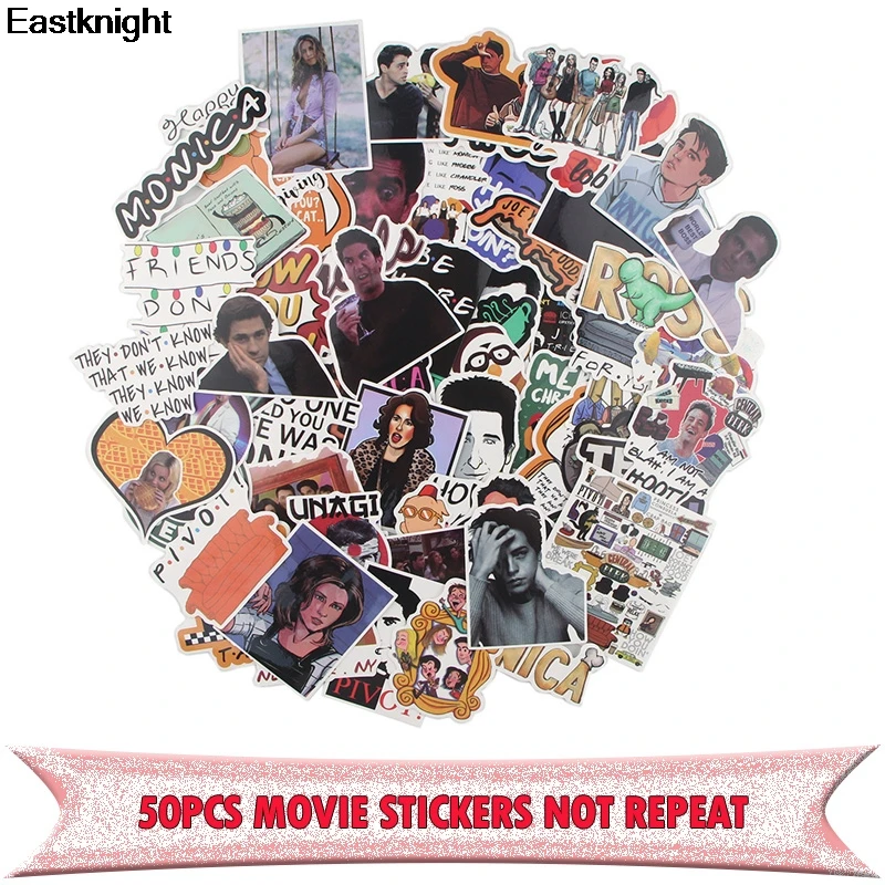 50 Uds. De insignia de serie de tv Friends, pegatinas decorativas DIY ...