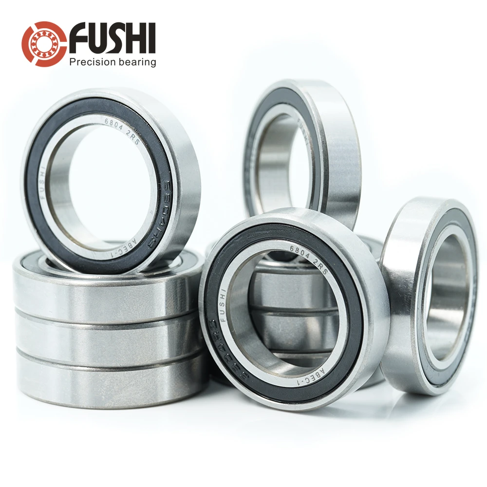 6804 2rs Bearing 20*32*7 Mm 10pcs Abec-1 Metric Thin Section 61804rs ...