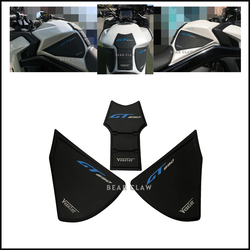 For CFMOTO GT650 High Quality Motorcycle Tank Traction Side Pad Gas ...