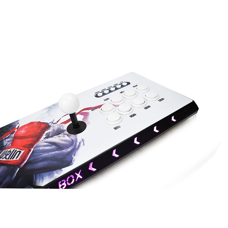 Pandora box 9 1500 Arcade Game LED Tube Iron Console 8 Buttons 2 ...
