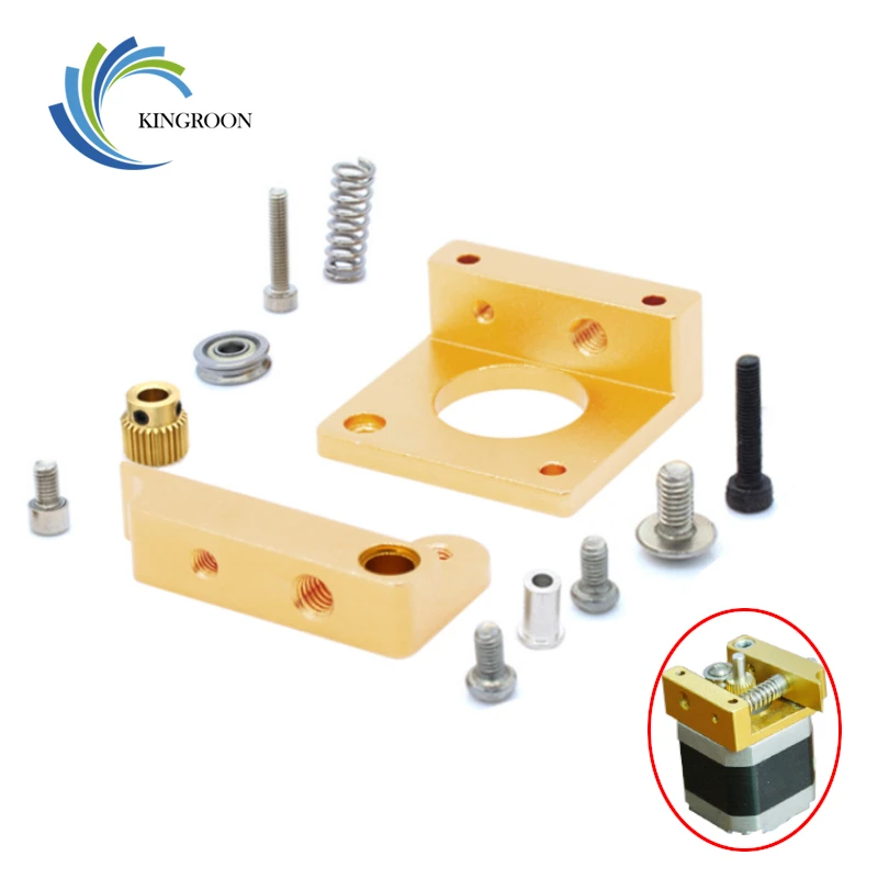 MK8 Extruder Aluminum Alloy Block For 1.75mm Filament Extrusion 3D ...