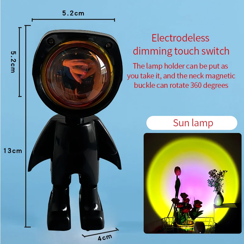 Robot LED Projector Sunset Atmosphere Lamp - Lighting4Home