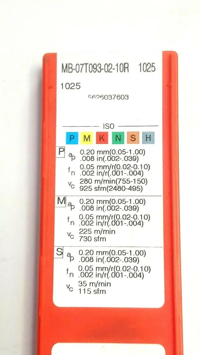 5PCS CARBIDE INSERT MB 07T093 02 10R 1025|Clamps| - AliExpress