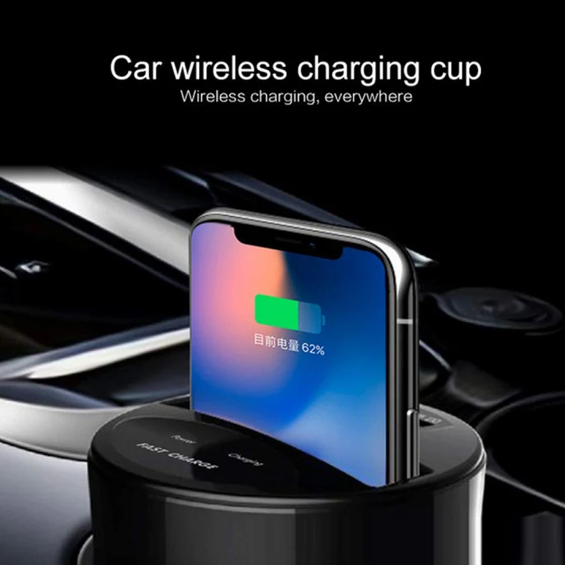 Быстрое беспроводное автомобильное зарядное устройство для samsung S9 ...