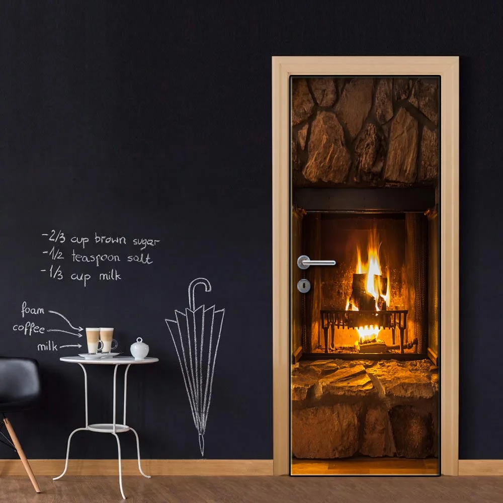 3d Fireplace Wallpaper