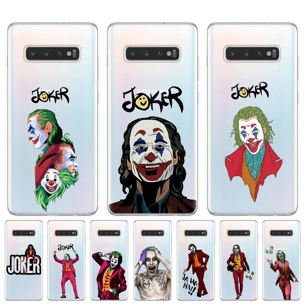 Funda de silicona suave para teléfono Samsung, carcasa de película de terror del Joker, Joaquin ...