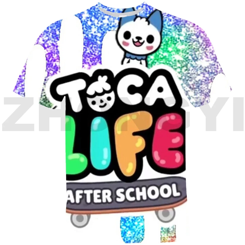 New-Toca-Boca-3D-T-shirt-Merch-Kawaii-Clothing-Toca-Life-World ...
