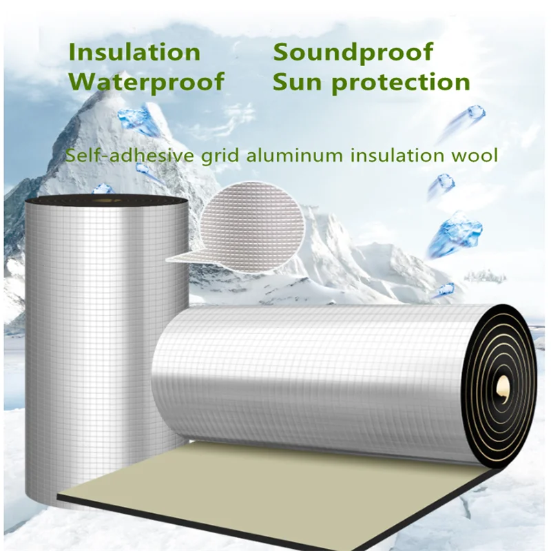 50cm*2m Car Sound Hot Deadener Mat Noise Proof Bonnet Roof Insulation ...