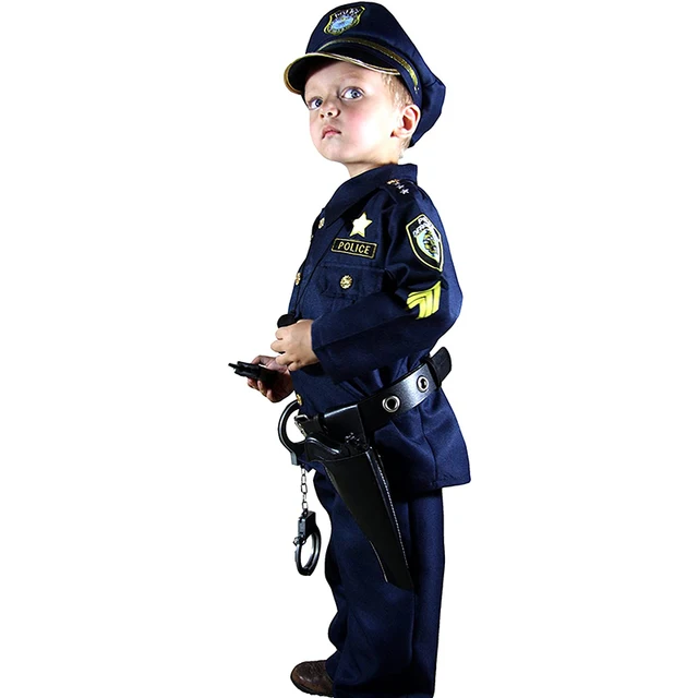Kits Police Officer Cosplay Uniform Costume - AllCosplay.com