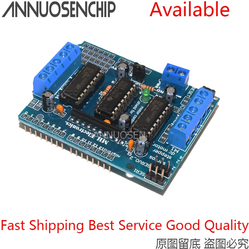 L293d 스테퍼 모터 드라이버 보드 제어 실드 모듈 모터 드라이브 확장 보드 Arduino Mega2560 4 채널반도체 집적회로 Aliexpress