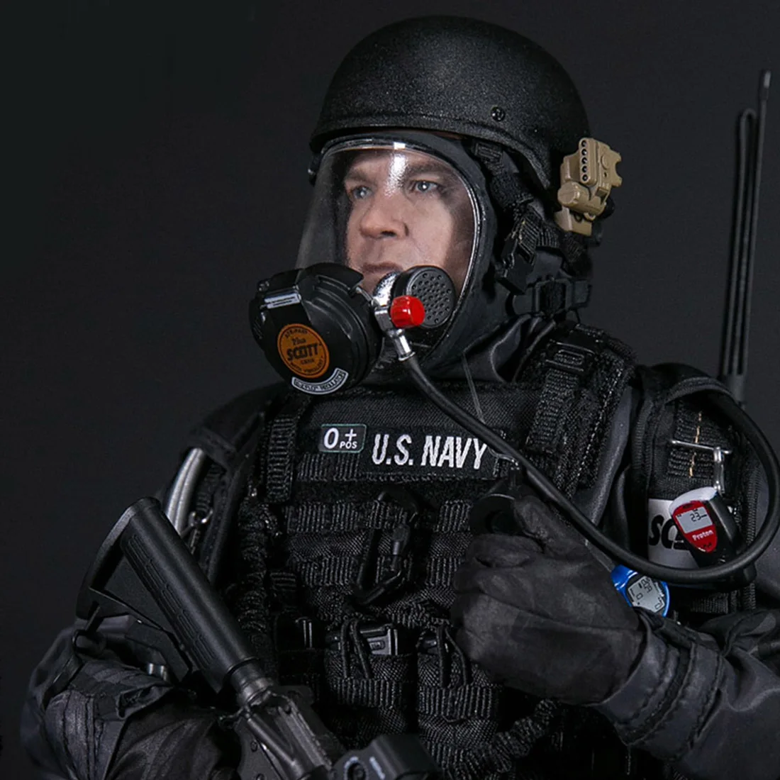 1/6 30cm Soldier Model Suit Realistic Headsculpt DIY Handmade Soldier ...