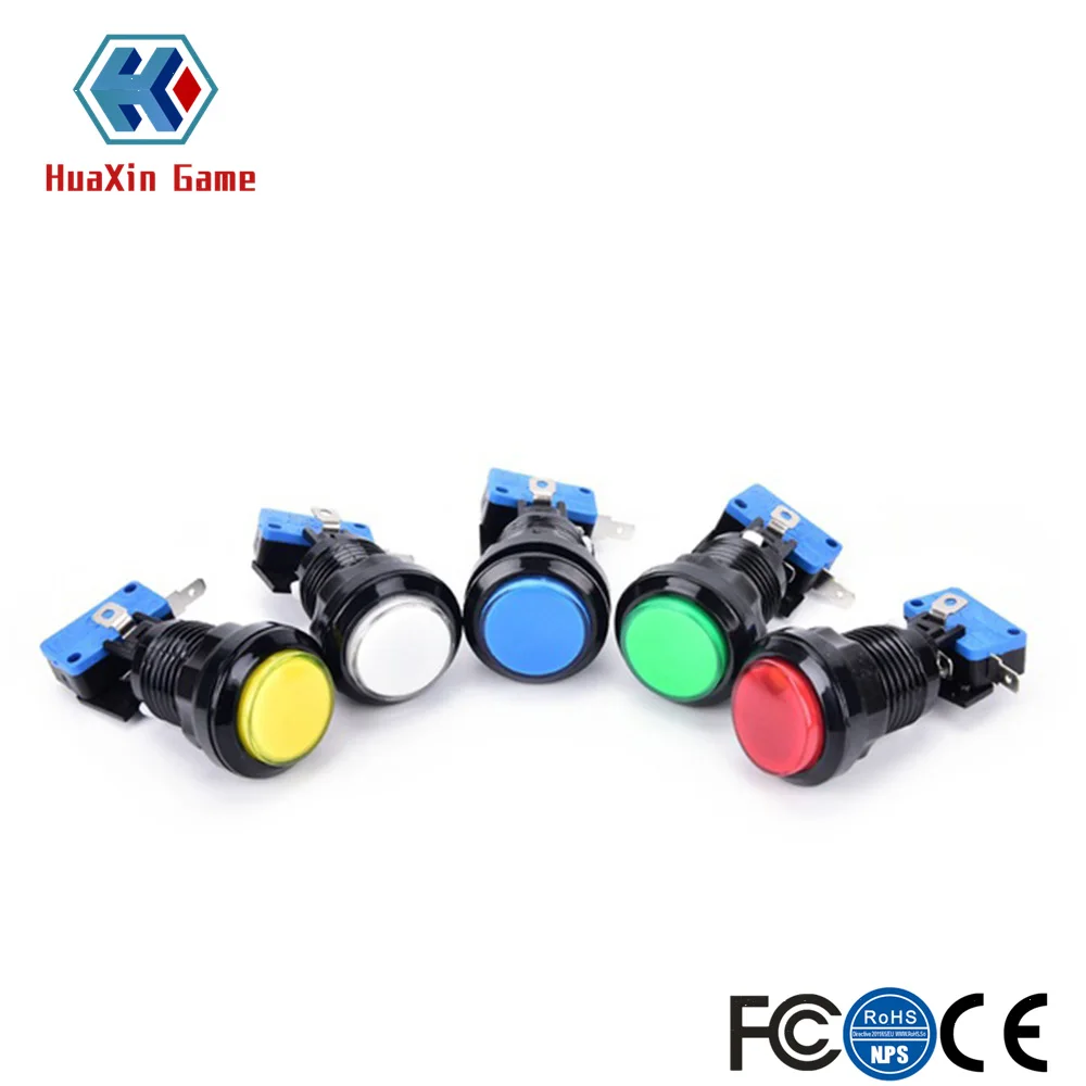 Small-Black-Rim-LED-Illuminated-Push-Button-with-Micro-Switch-DIY ...