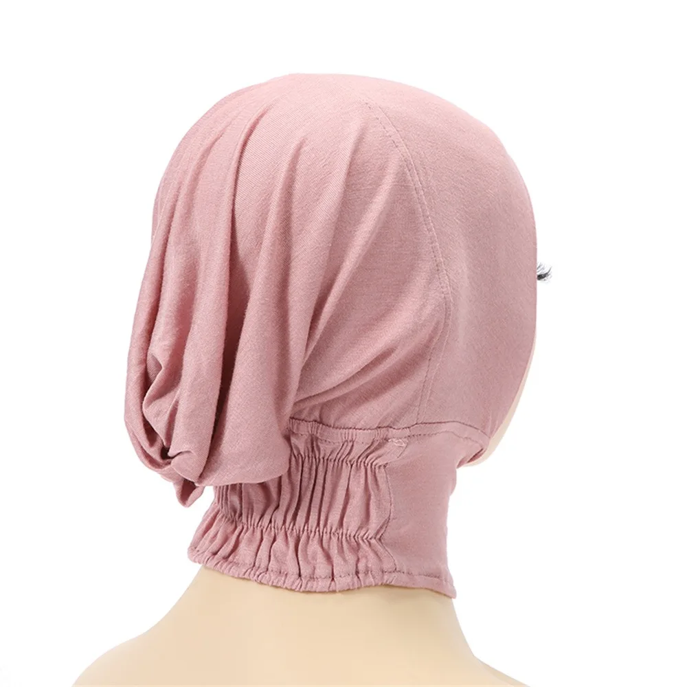 New Design Plain Elasticity Muslim Inner Caps Underscarf Modal Cotton ...