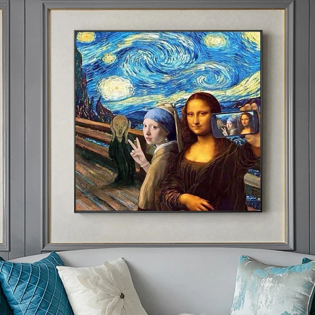 Mona Lisa Selfie