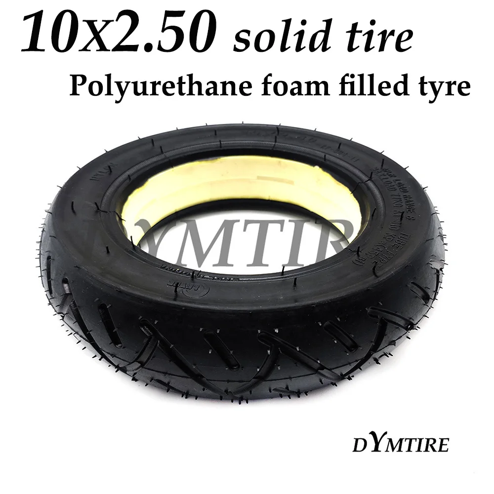 10x2-50-Solid-Tire-Inflation-Free-for-Electric-Scooter-10-Inch-Foam ...