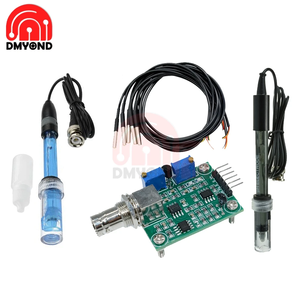 PH Electrode Probe BNC Connector Control for Aquarium Hydroponic PH ...