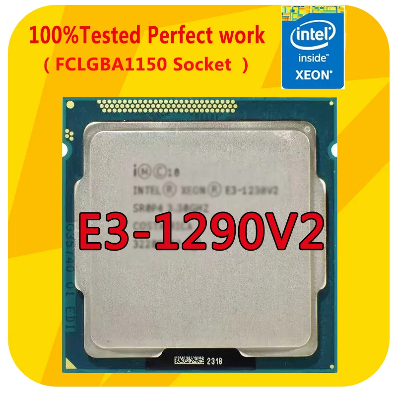 E3 1290V2 인텔 Xeon E3 1290V2 3.7GHZ 4 코어 8 스레드 공식 쿼드 코어 CPU 프로세서 LGA1155 B75 H61 마더 보드|마더보드 ...