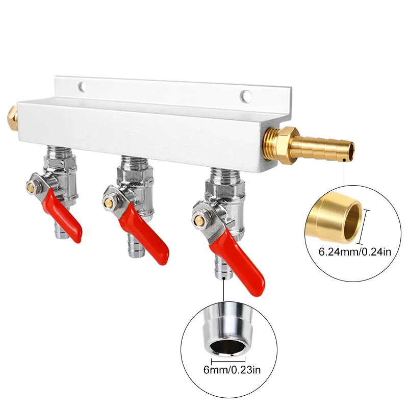 Gas Manifold,Gas Line Splitter,Homebrew Gas Distributor, 46% OFF