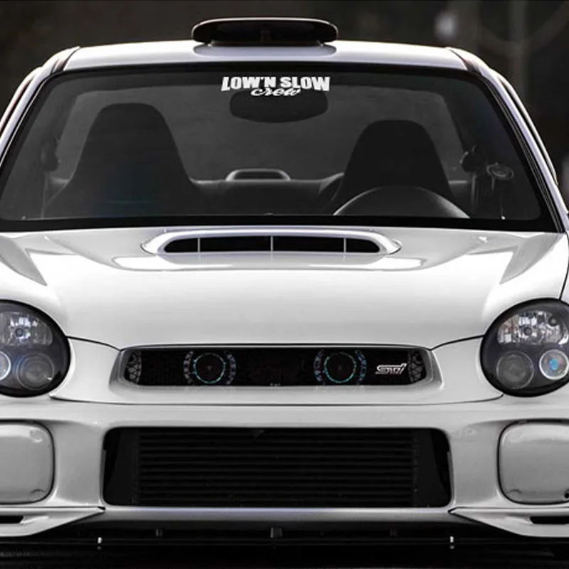 Laptop Decals & Skins Slow Car Club Cursive Sticker etna.com.pe