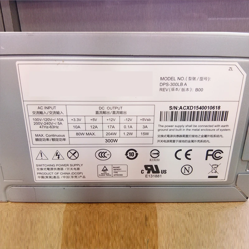 Original PSU For Delta 300W Switching Power Supply DPS-300LB A ...