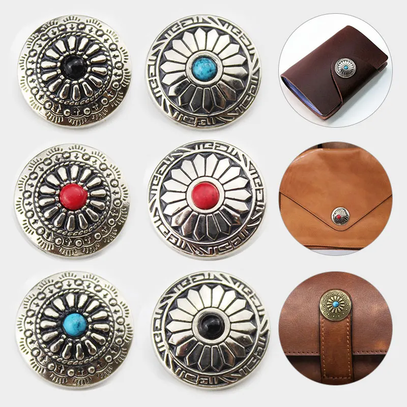1-Set-Copper-Snap-Button-Fastener-Press-Stud-Rivet-Sewing-Leather ...