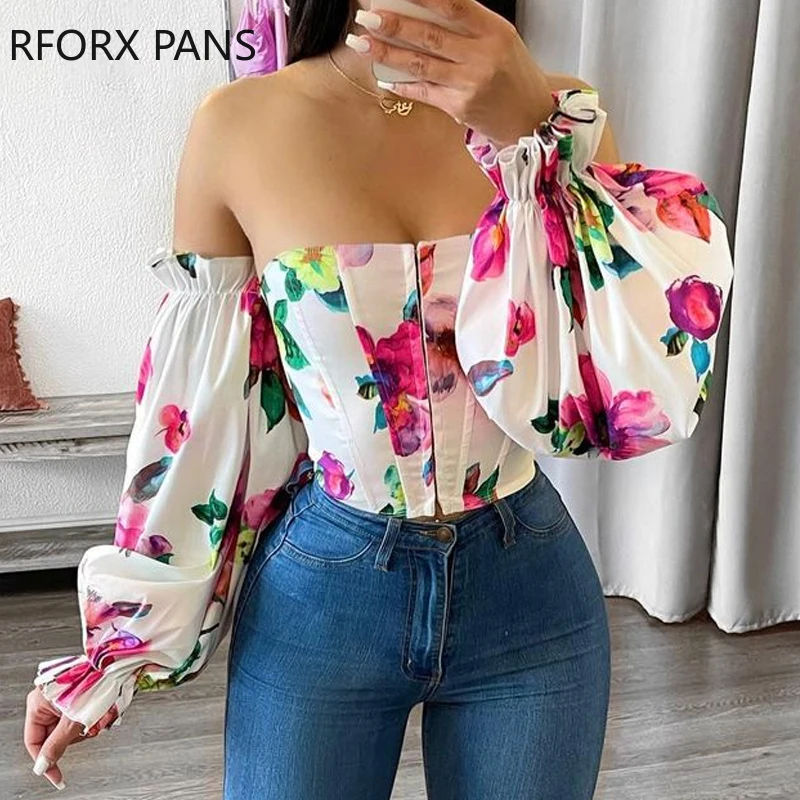 Women-Off-Shoulder-Lantern-Sleeve-Floral-Print-Top-for-Women-Top-2021.jpg