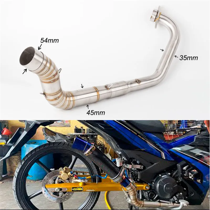 Motorcycle-modified-parts-LC150-54mm-caliber-Y15ZR-front-stainless ...