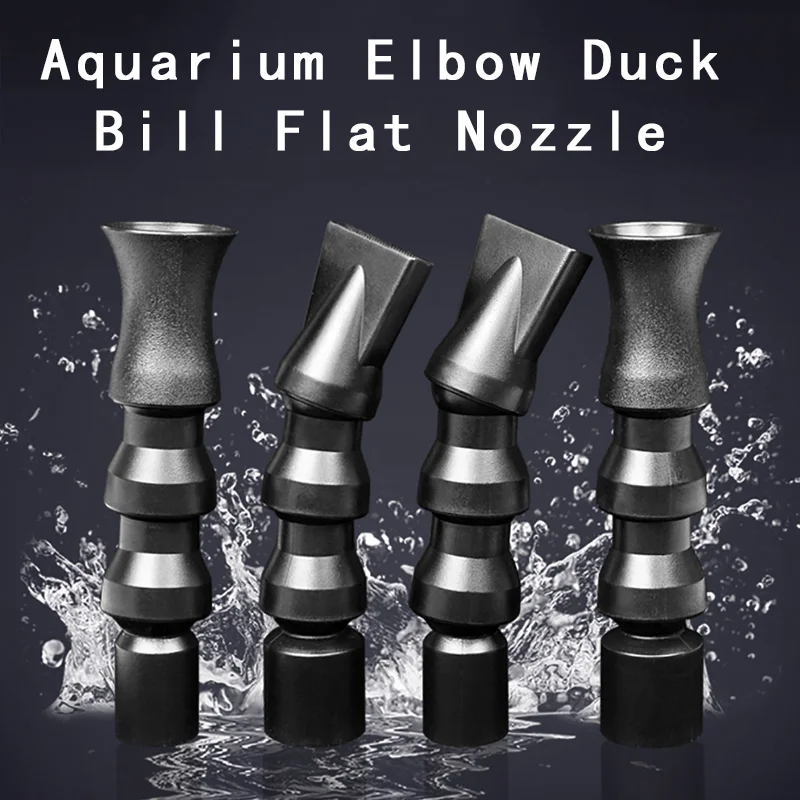 Aquarium-Filter-Lengthen-Duck-Bill-Flat-Nozzle-Pump-Sump-Outlet-Tube ...