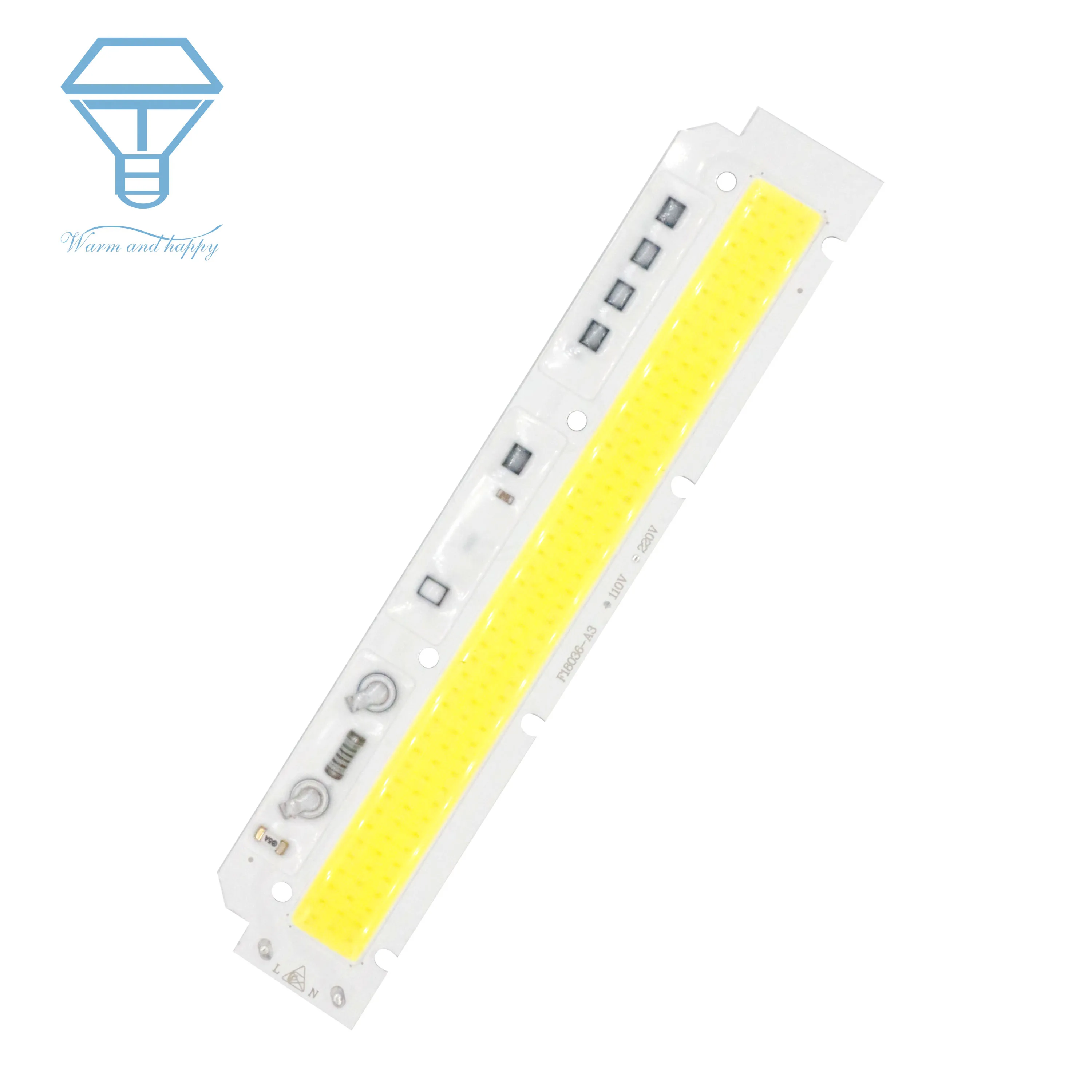 Chip LED de alta potencia, lámpara COB de 10 piezas, CA de 220V, 50W, fuente de iluminación ...