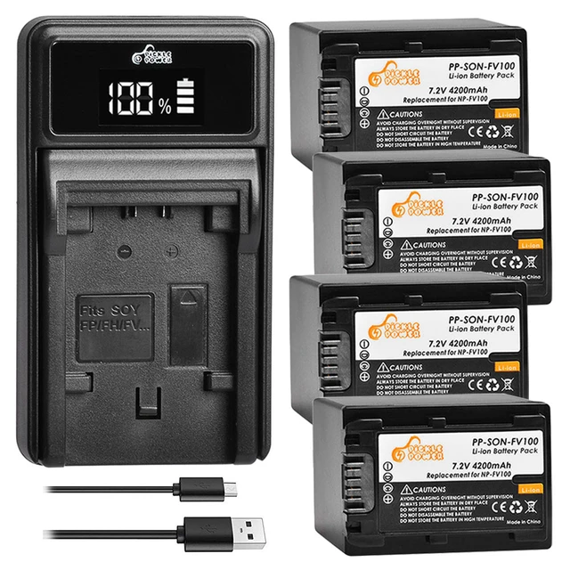 SONY ソニーNP-FV50 純正リチャージブルバッテリー 対応 2個セット
