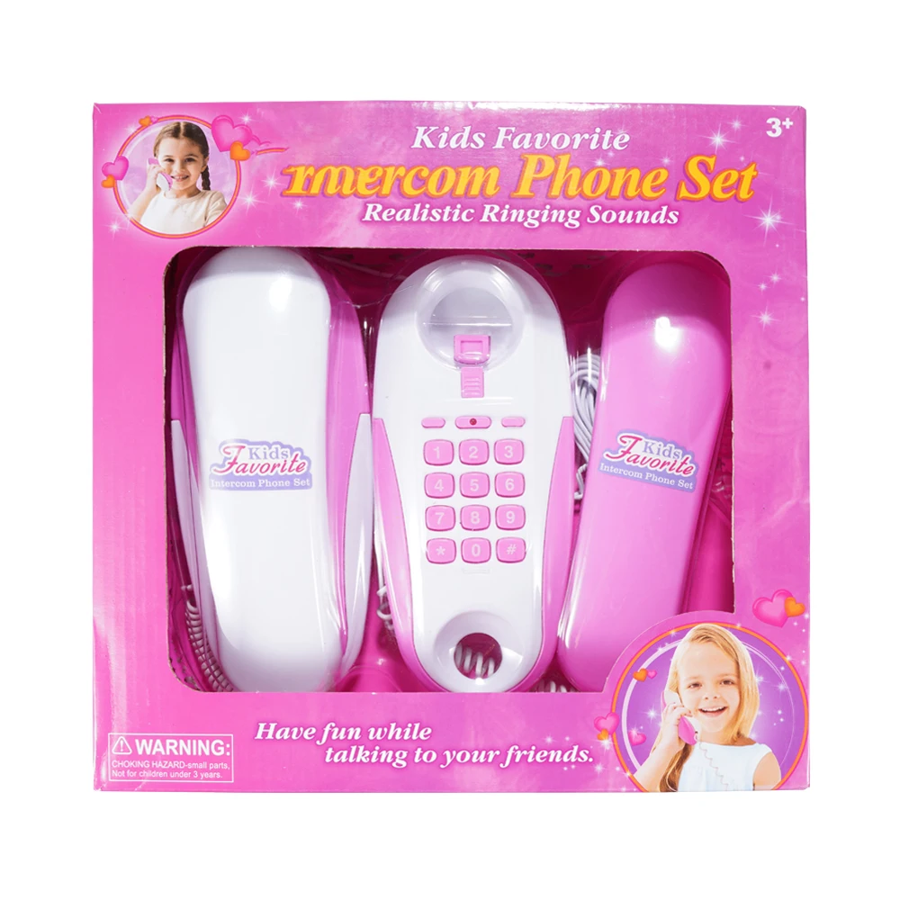 Twin-Phone-Wired-Intercom-Set-for-Kids-Telephone-Set-with-2-Telephones ...