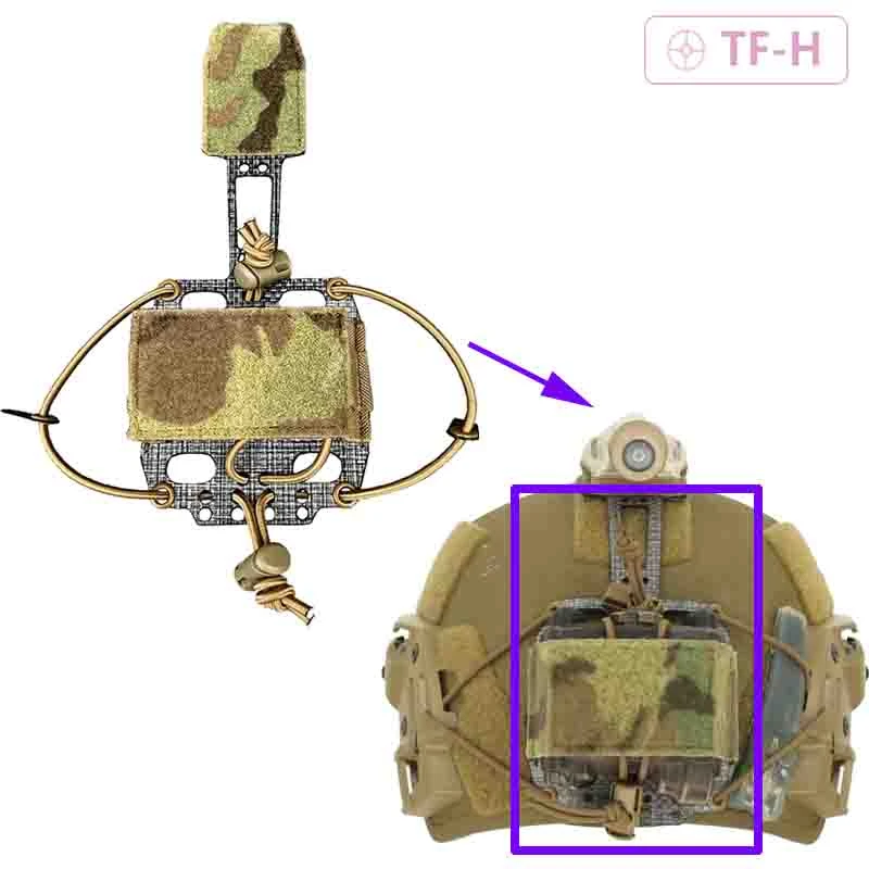 Elastic Cord Fixed T-type Frame Tactical Helmet Pvs31 Nvg Battery ...