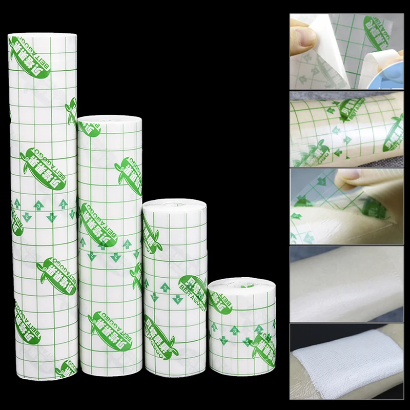 5M-Roll-Non-woven-Fabric-Film-Waterproof-Transparent-Tape-Medical ...