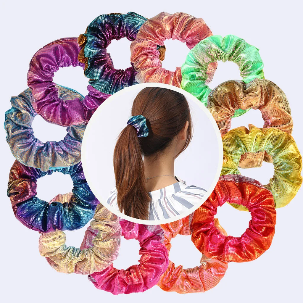 Velvet-Scrunchie-Glitter-Colorful-Rope-Ponytail-Holder-Hair-Accessories ...