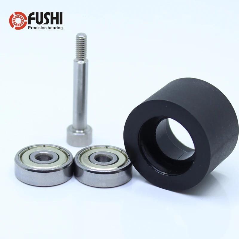 PU-635-bearing-5-35-30-mm-Shaft-5mm-Driven-roller-conveyor-belt-double ...