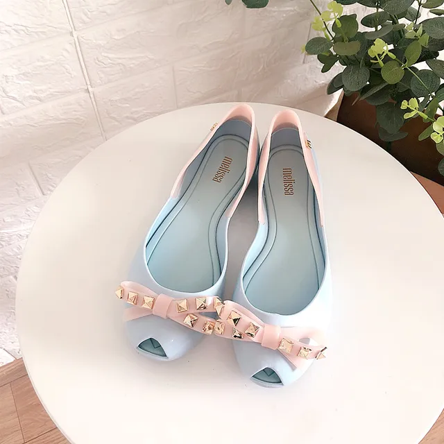 Melissa Trippy Flats Beige