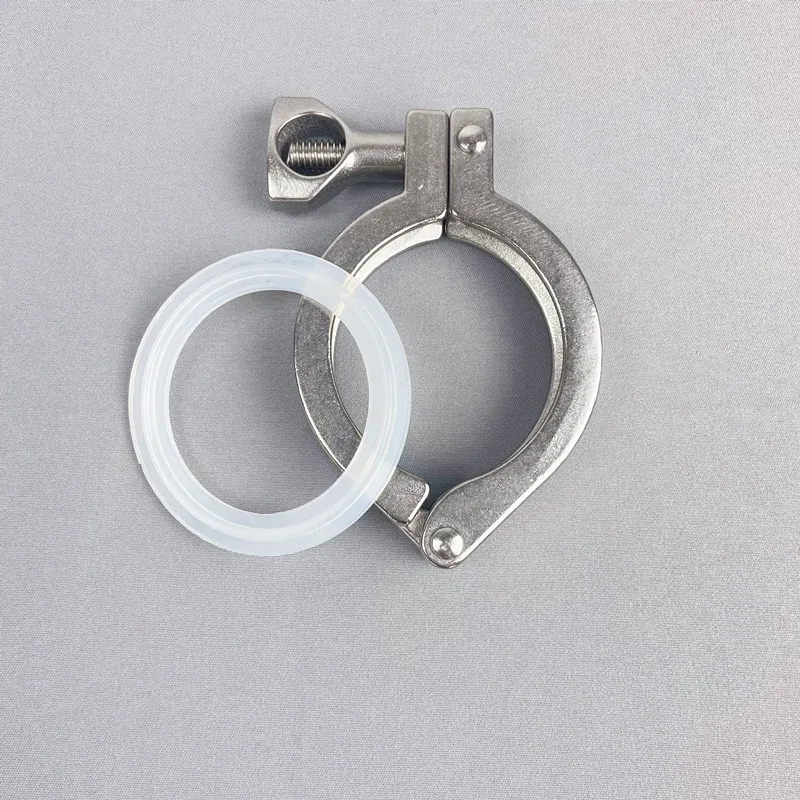 2" Ferrule 64mm Stainless Steel Sanitary Tri Clamp Clamps Clover For ...