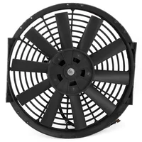 Universal 12 inch Car Water Oil Cooler Dc12V 90W Pull/Push Bend Black ...