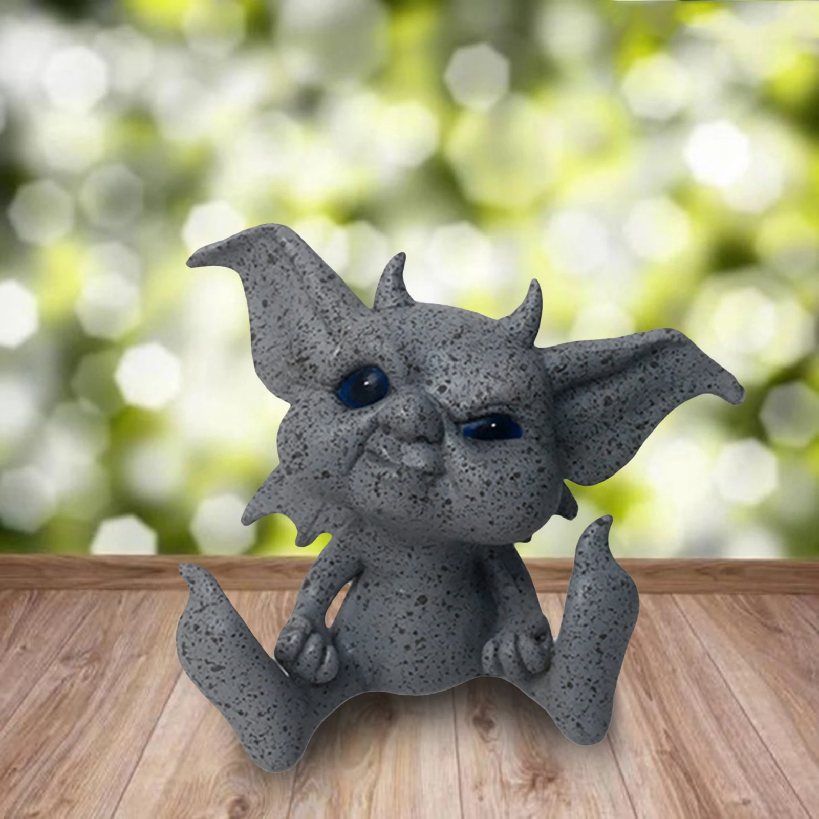 Baby Goblin Fairy Garden Statue Sculpture Lawn Porch Patio Plant Pot ...