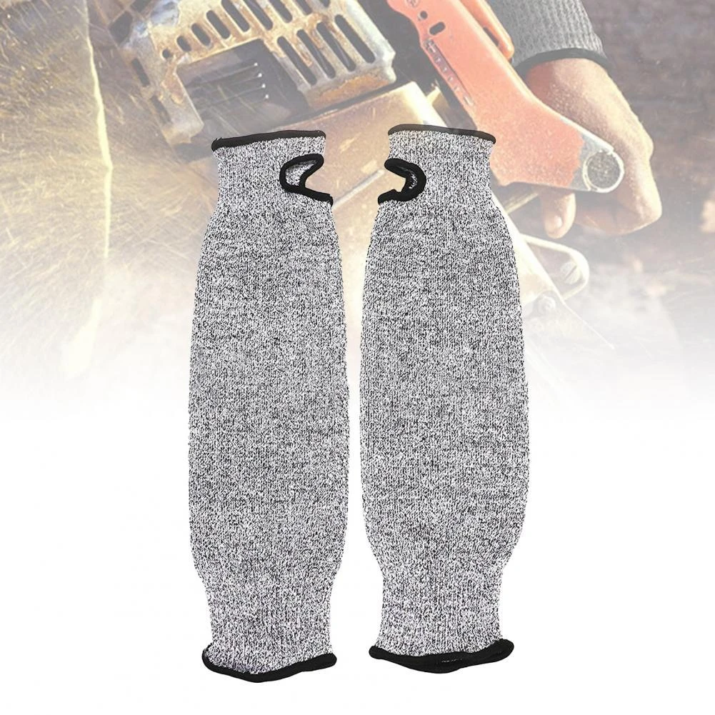 1pc Level 5 Hppe Cut Resistant Anti-puncture Work Protection Arm Sleeve ...
