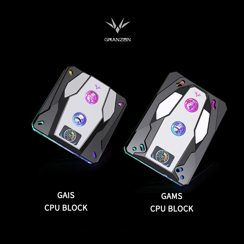 Bykski Granzon Advanced CPU Block With Temperature Display ,Used For ...