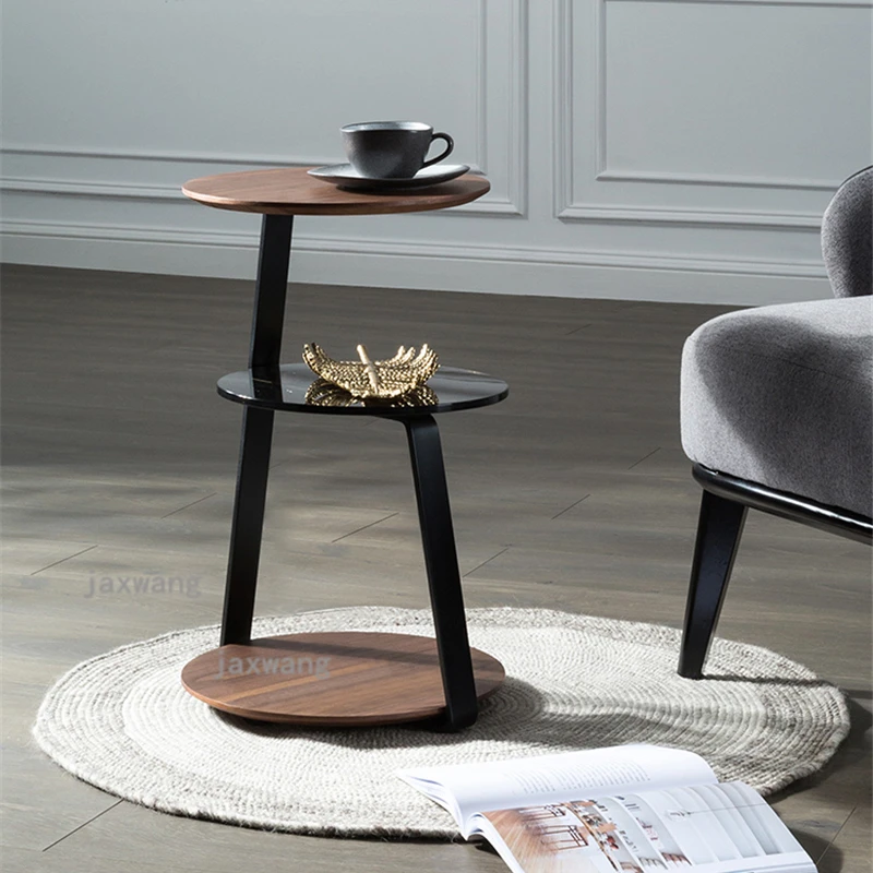 American Retro Small Coffee Tables Solid Wood Sofa Side Table Living ...