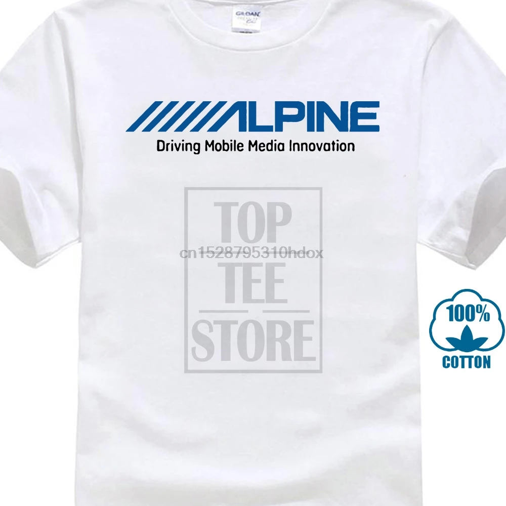 Alpine Electronics T Shirt Tee Audio Mp3 Usb Cda Cd Radio Stereo Aux ...