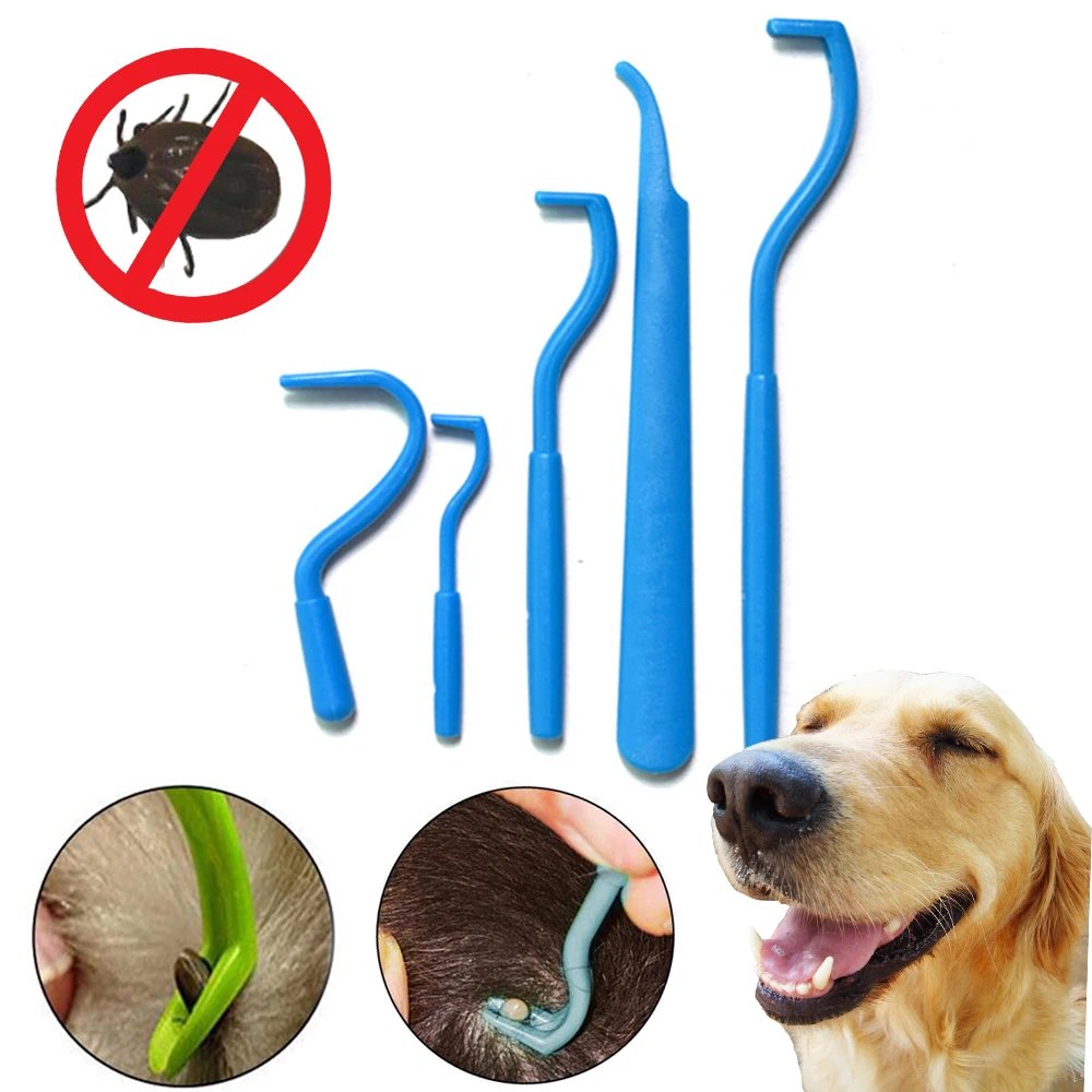 Dog-Flea-Remover-Tool-Hard-Tick-Extractor-Flea-Clip-Lice-Removal-Flea ...