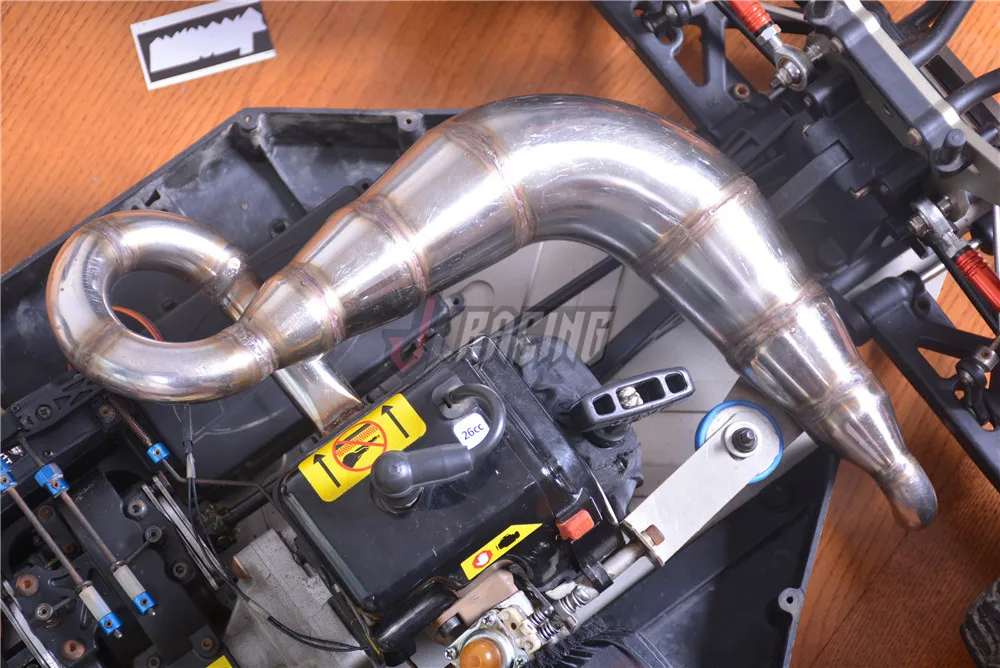 Handmade Powerfull Steel Exhaust Pipe For 1/5 Scale Rovan Lt Losi 5ive-t - Parts & Accs - AliExpress