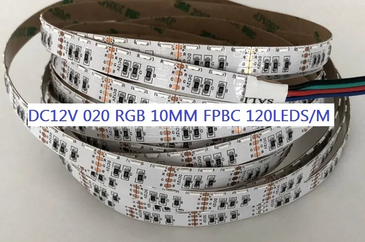 [세븐 네온] 높은 밝은 335 SMD 측면 RGB LED 스트립 라이트 트랩 DC12V 120Leds/M 10MM SMD ...