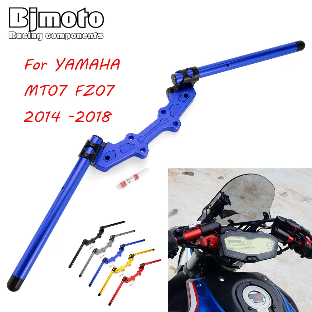 MT07-FZ-07-Motorcycle-Adjustable-Clip-On-Handlebar-Handle-Bar-For ...