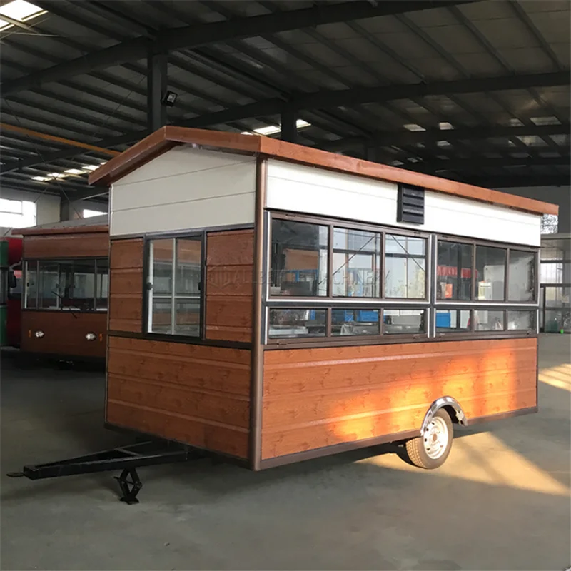 Wooden Food Cart Design